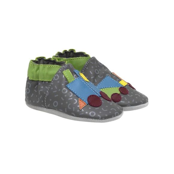 Robeez | Shoes | Robeez Train Blocks Leather Soft Sole | Poshmark